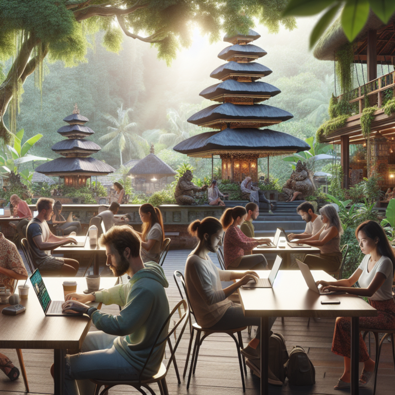 Bali Bound The Digital Nomad Boom in Indonesia 2025 - Deskimo